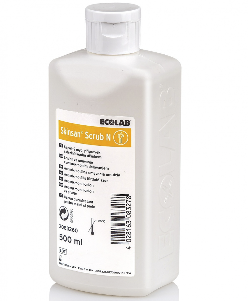 Dezinfekce SKINSAN SCRUB N 500 ml - POLYMED medical | Váš dodavatel ve ...